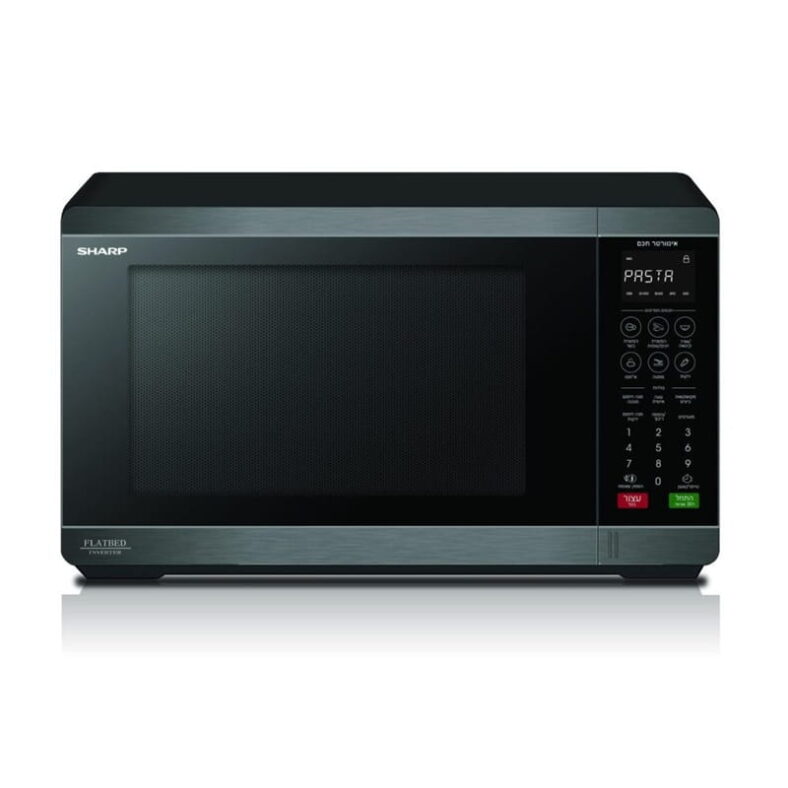 מיקרוגל דיגיטלי 32 ליטר SPACE MAX 1200W שטוח ללא צלחת שארפ Sharp R-328FH-BS השוואת מחירים ...